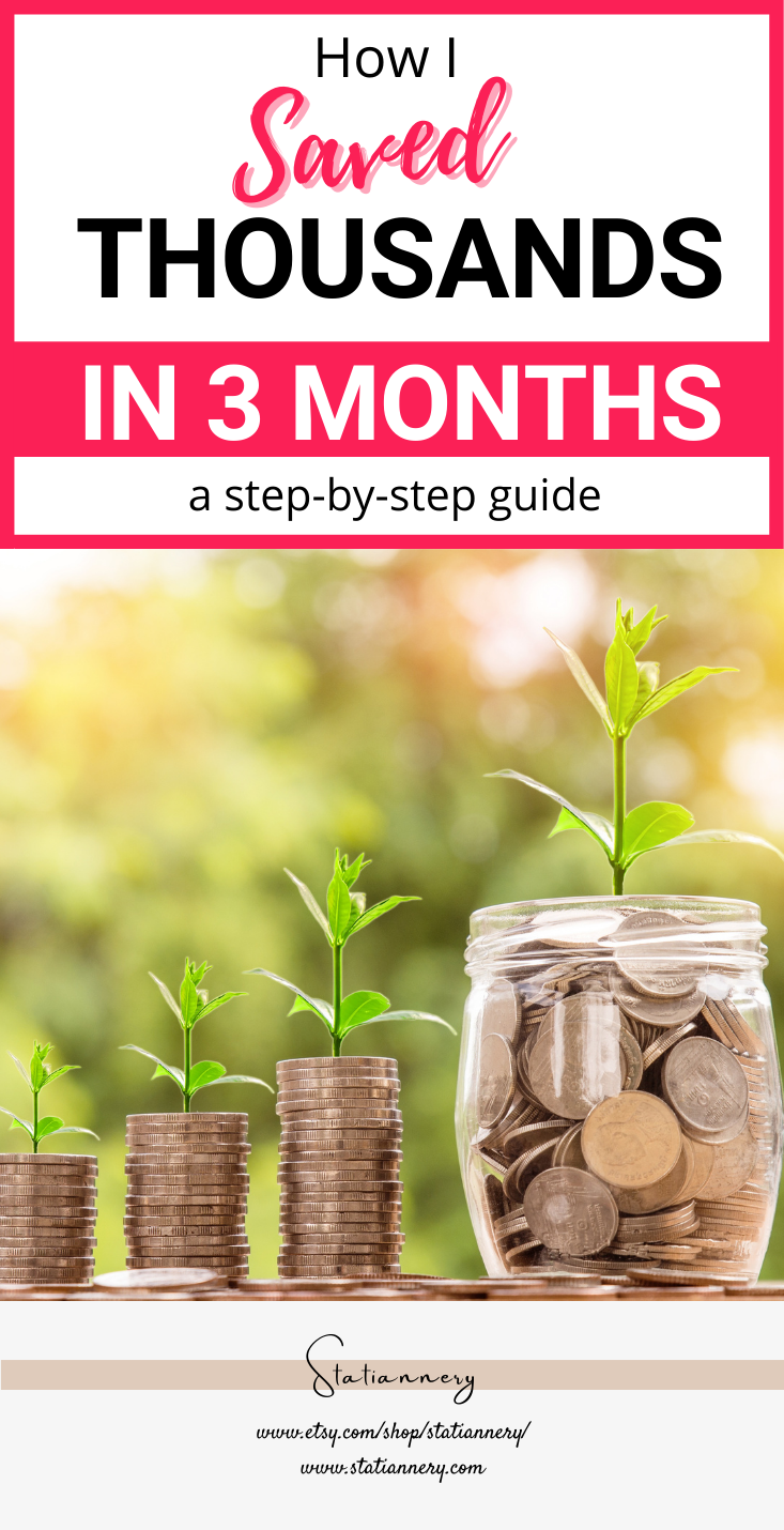 How to save thousands in 3 months – StatiANNEry